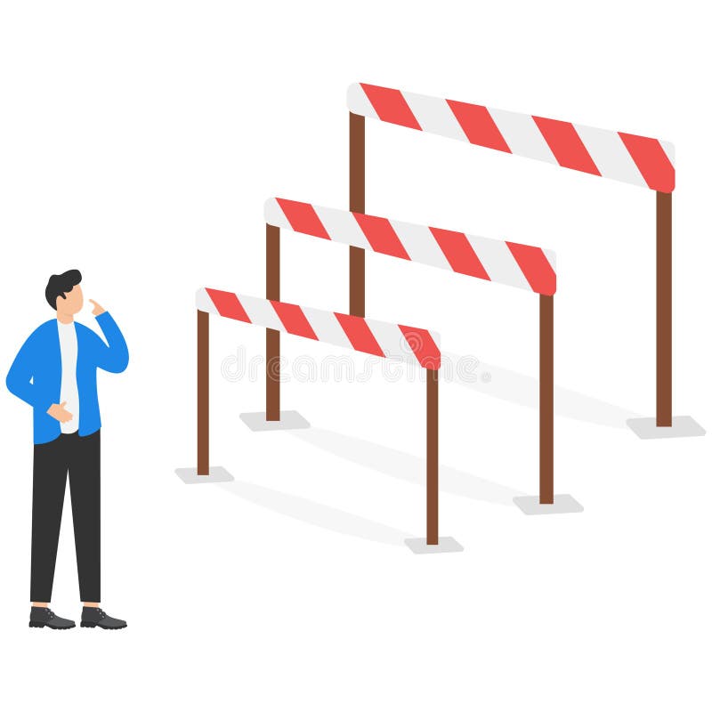 Businessman Problems and Challenges, Businessmen Standing in Front of a ...