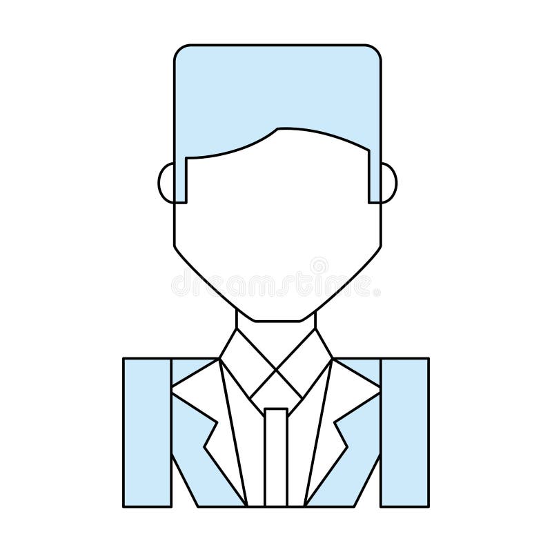 Businessman Profile Cartoon Stock Vector - Illustration of expert ...