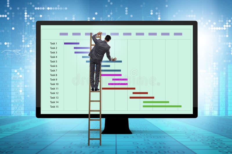 Project Management Concept with Key Components Stock Photo - Image of ...