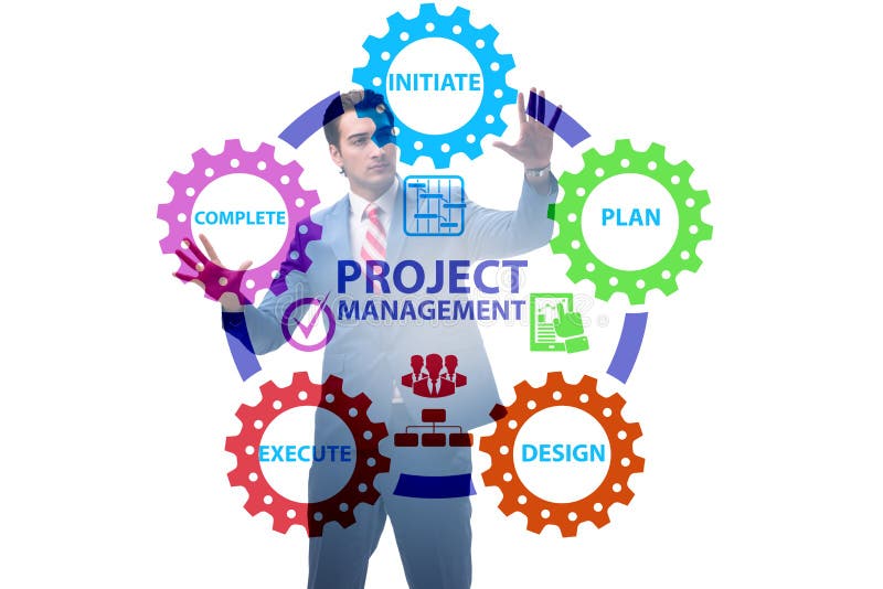 Project phases stock illustration. Illustration of abstract - 23983097