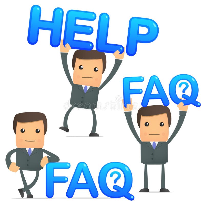 Businessman Provides Support and Assistance Stock Vector - Illustration ...