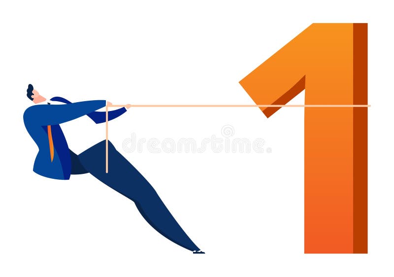 Businessman Pulling Arrow Over Obstacle, Determination and Challenge ... Businessman Pulling Arrow Over Obstacle, Determination and Challenge ...