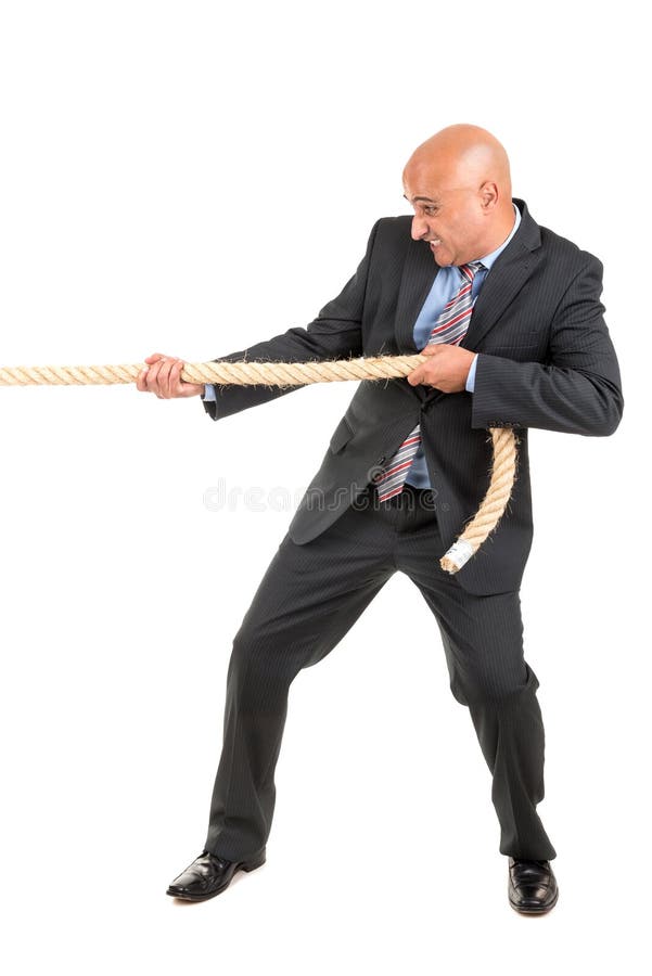 Man and boy pulling a rope stock photo. Image of business - 196480882