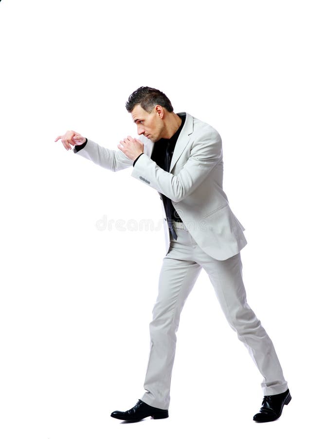 Businessman punch stock photo. Image of fight, handsome - 39390872