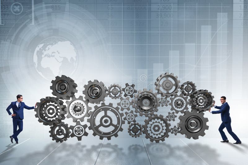 Pushing Cogs Stock Illustrations – 81 Pushing Cogs Stock Illustrations ...