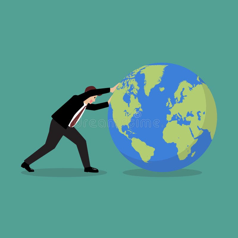 Employee Pushing Stock Illustrations – 1,017 Employee Pushing Stock ...