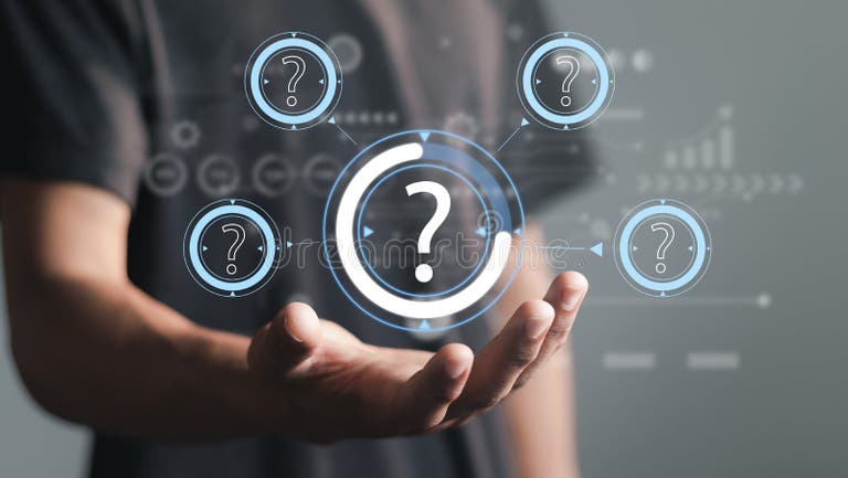 Question marks concept stock photo. Image of invention - 267271376