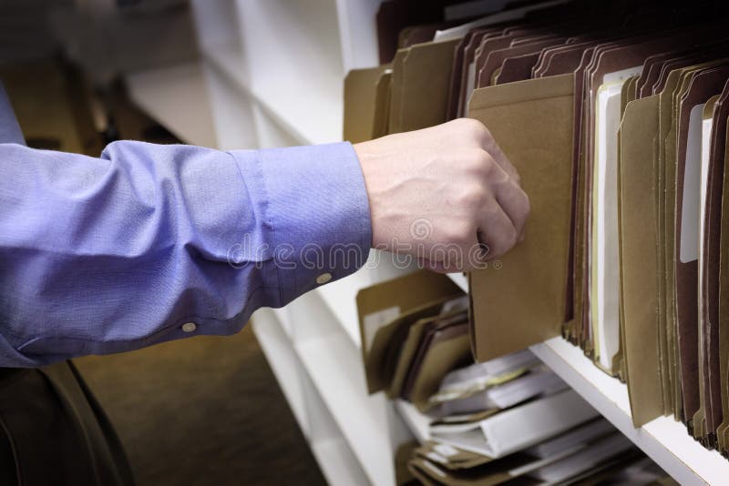 Files on Shelf stock image. Image of organized, stack - 3593655