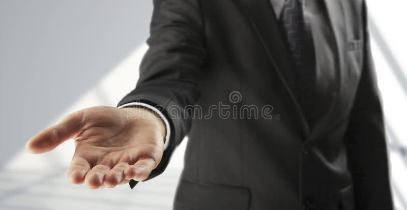 Businessman reaching out stock image. Image of home, people - 34350239