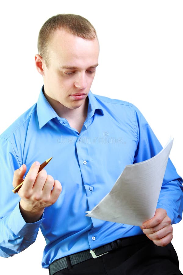 Businessman Reading Documents Stock Photo - Image of contract ... Businessman Reading Documents Stock Photo - Image of contract ...