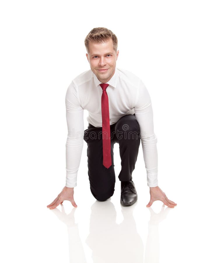 Businessman Ready for Chasing Deals Stock Photo - Image of challenge ...