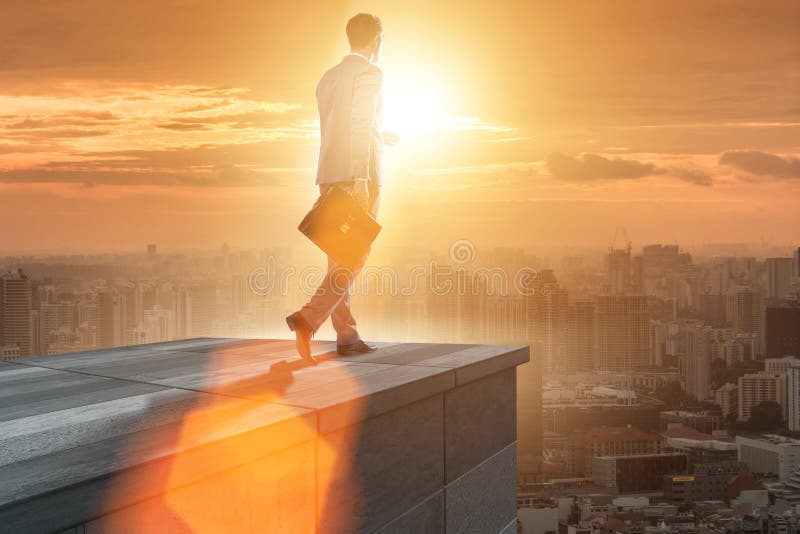 The Businessman Ready for New Challenges in Business Concept Stock ...