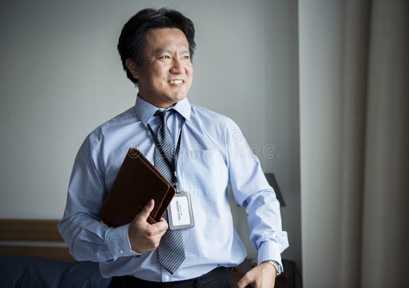 A Businessman Ready To Go To Work Stock Image - Image of condominium ...