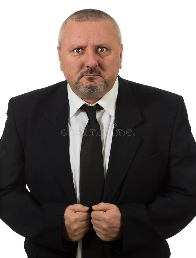 Businessman is Red Faced and Very Angry Stock Photo - Image of angry ...