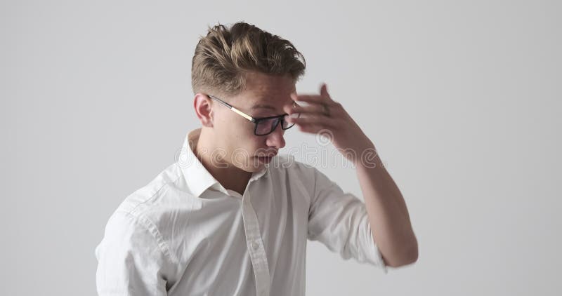 Businessman Regretting Wrongdoing of Someone Stock Video - Video of ...