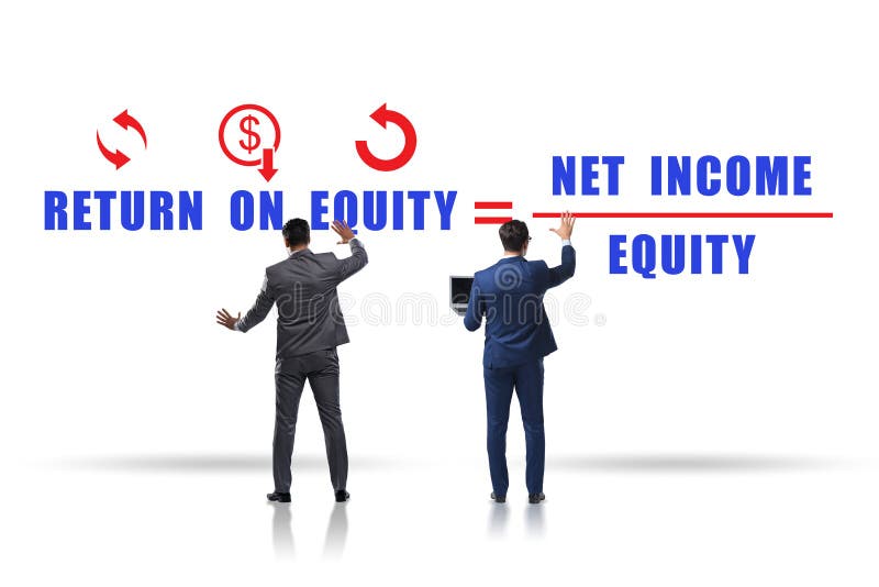 RETURN on EQUITY Text Written on Notebook with Chart Stock Photo ...