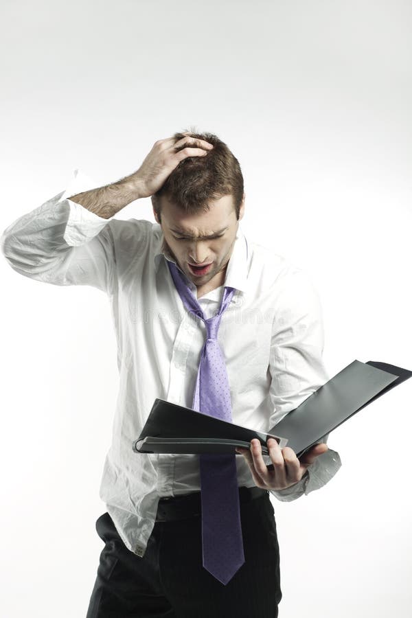 Businessman in ruin stock image. Image of ignominy, bankruptcy - 19609685