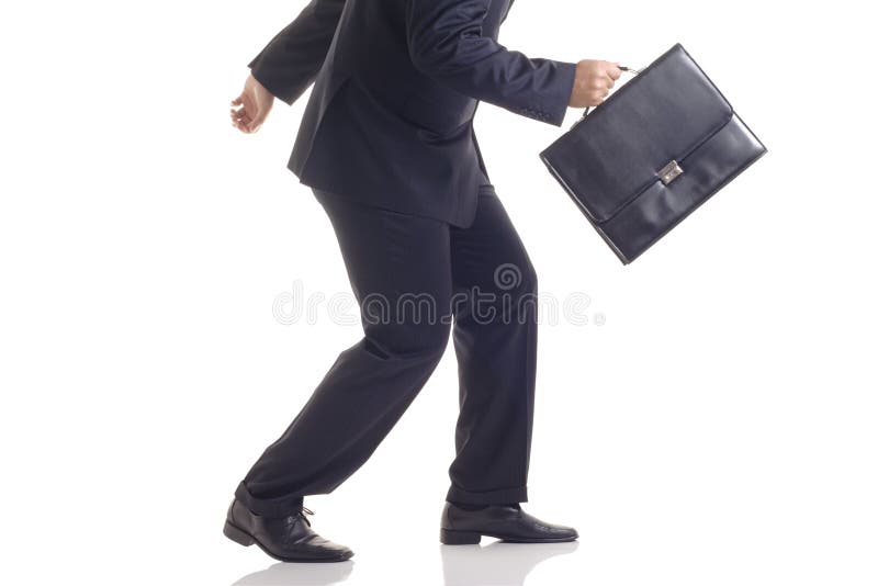 Businessman running away stock photo. Image of formalwear - 3071440