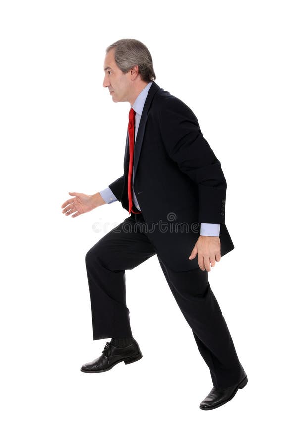 Businessman running away stock image. Image of away, background - 8821209