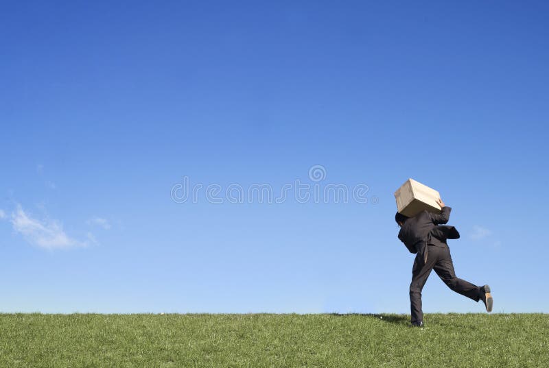 Delivering service stock photo. Image of businessman - 11874588