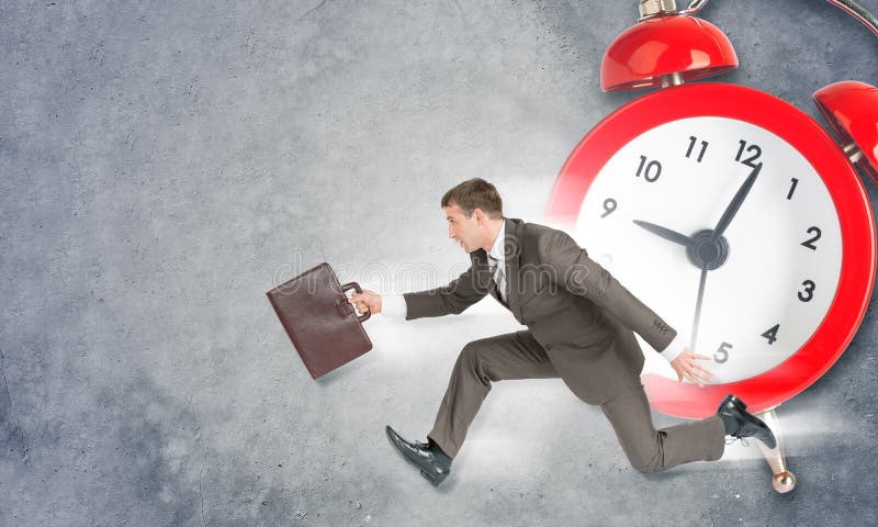 Businessman Running Forward Stock Image - Image of move, sitting: 64588013