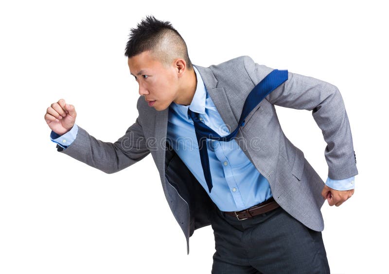 Businessman running stock image. Image of manager, case - 41172691