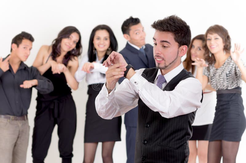 Businessman Running Late for Work Stock Photo - Image of salesman ...