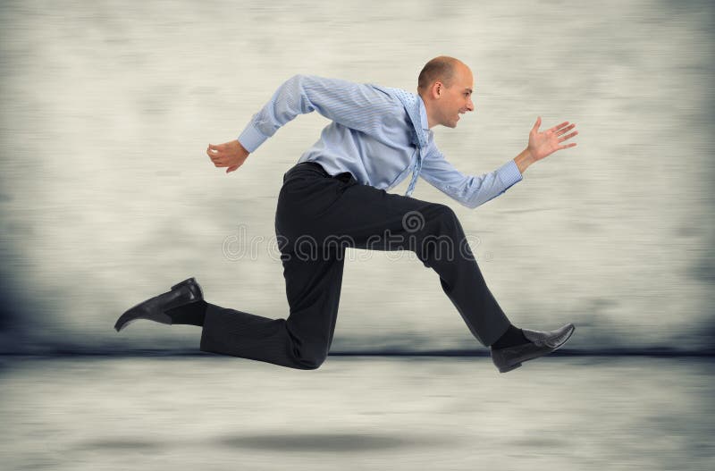 Businessman running stock photo. Image of adult, background - 32227350
