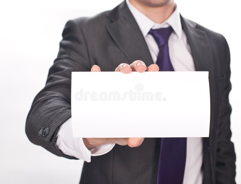 Business card stock photo. Image of holding, card, message - 25660830