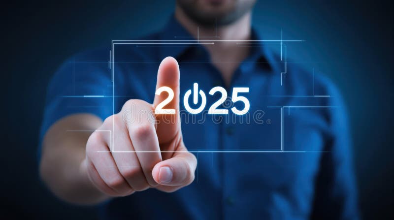 Businessman S Hand Pressing Virtual Button on Touch Screen with Number ...