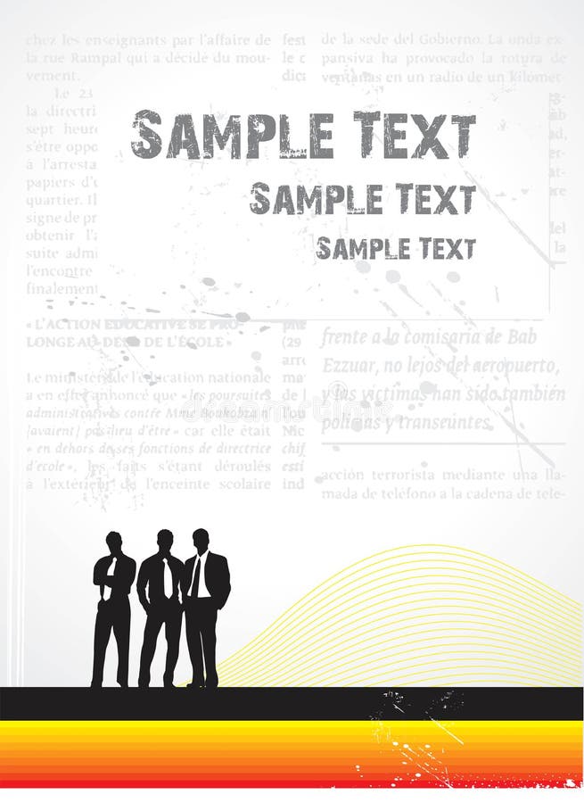 Sample Text Vector Illustration Isolated on White Stock Vector ...