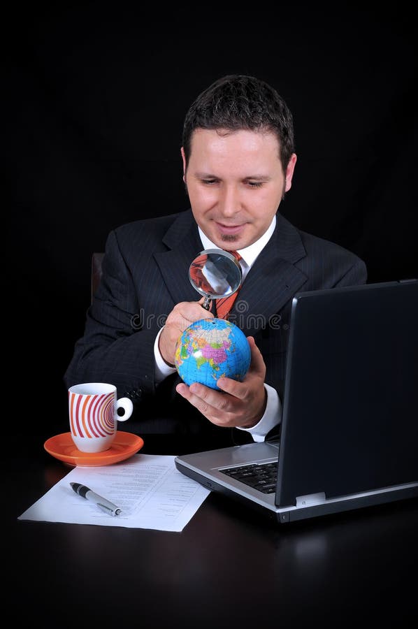 Businessman Searching Country World Stock Photos - Free & Royalty-Free ...