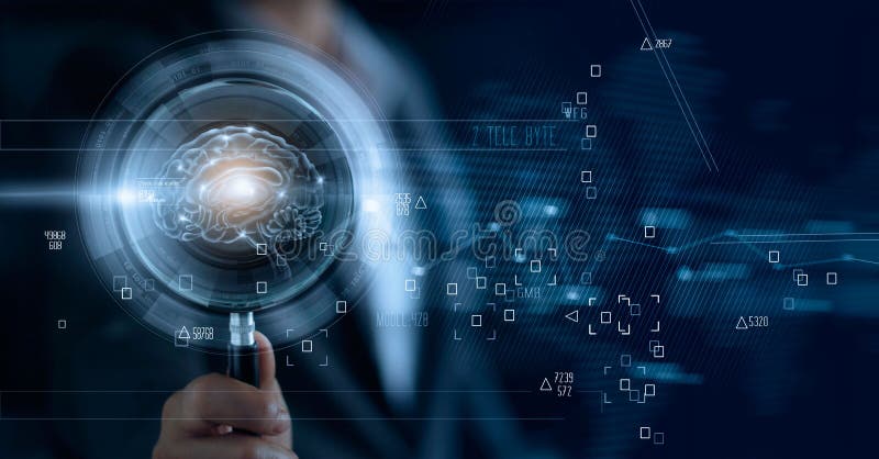 Businessman Searching for Teamwork Brainstorm by Network Stock Photo ...