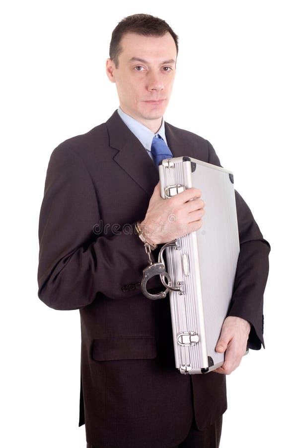 Businessman secured stock image. Image of connection, lock - 3973279