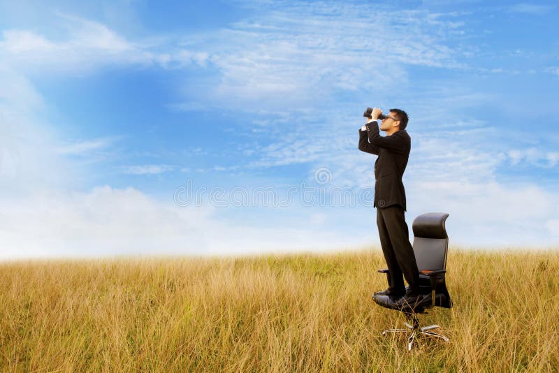 Businessman seeking job stock image. Image of looking - 23777509