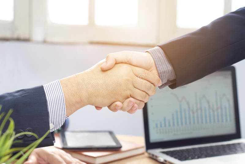 Businessman shake hand stock image. Image of company - 85702649