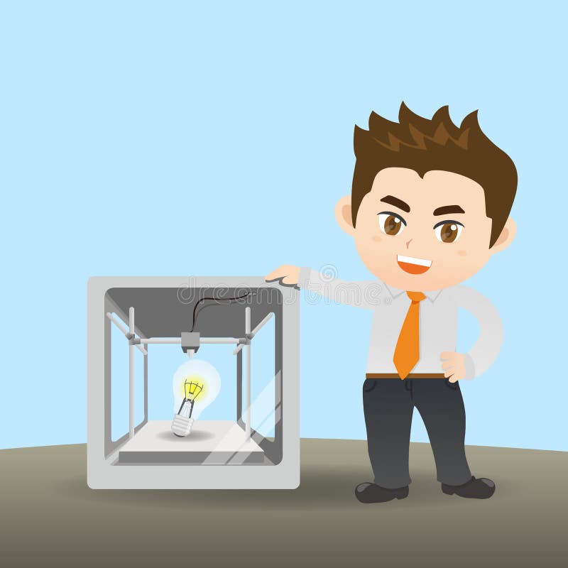 Businessman Show Printer Stock Illustrations – 2 Businessman Show ...