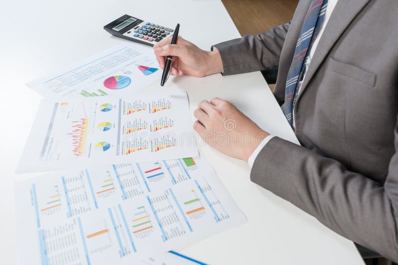 Businessman Show Report, Business Performance Concept Stock Image ...