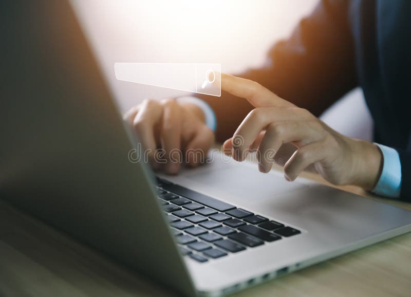 Businessman Show Their Entry into Digital Technology through Internet ...