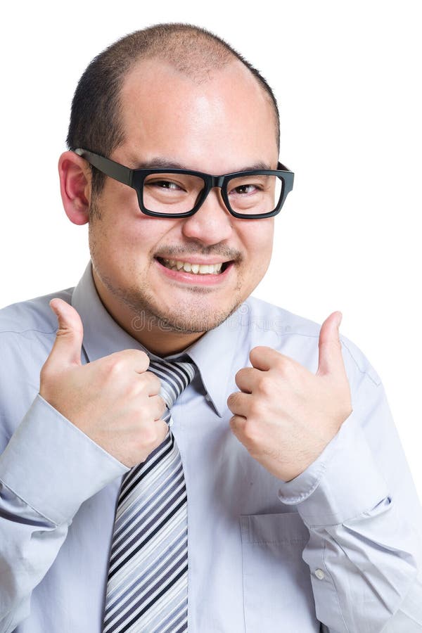 Businessman show thumb up stock photo. Image of corporate - 39709358