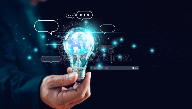 Artificial Intelligence Icon Light Bulb Sign Symbol Stock Photos - Free ...