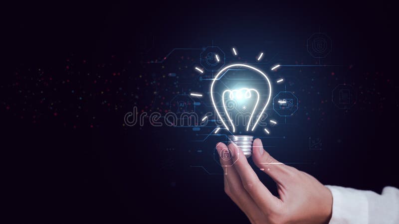 Businessman Showing Creative Ideas in His Hands ,creative Thinking ...