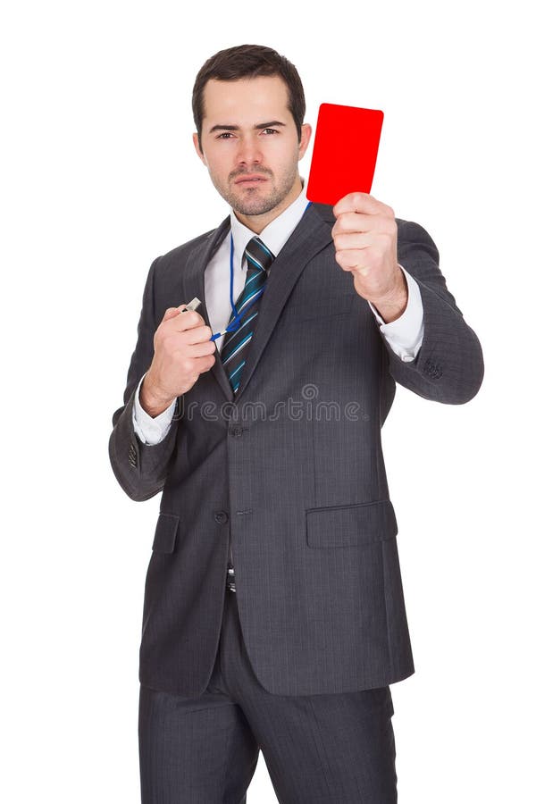 Red card stock photo. Image of card, desperation, foul - 299316