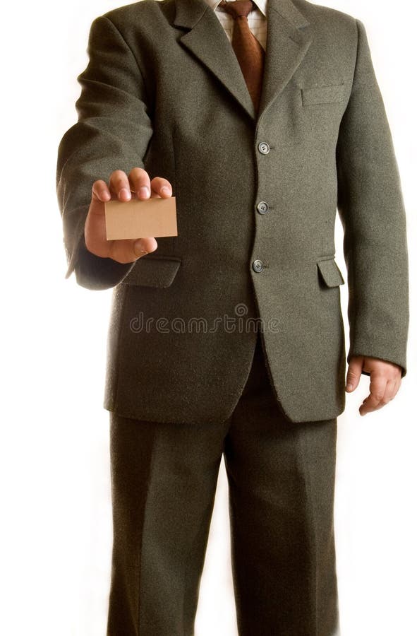 Businessman Shows Blank Card Stock Photo - Image of focus, close: 7359812 Businessman Shows Blank Card Stock Photo - Image of focus, close: 7359812