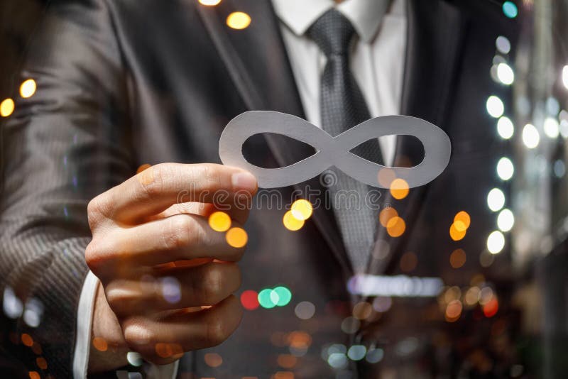 The Infinity Sign.Rice and Coffee. Stock Photo - Image of mystery ...