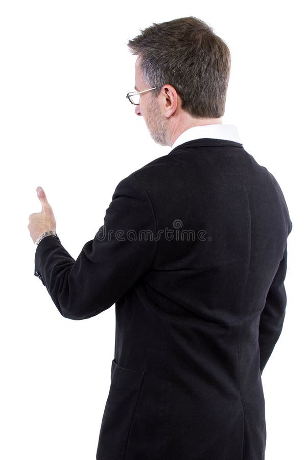 Businessman Side View for Composites Stock Image - Image of confident ...