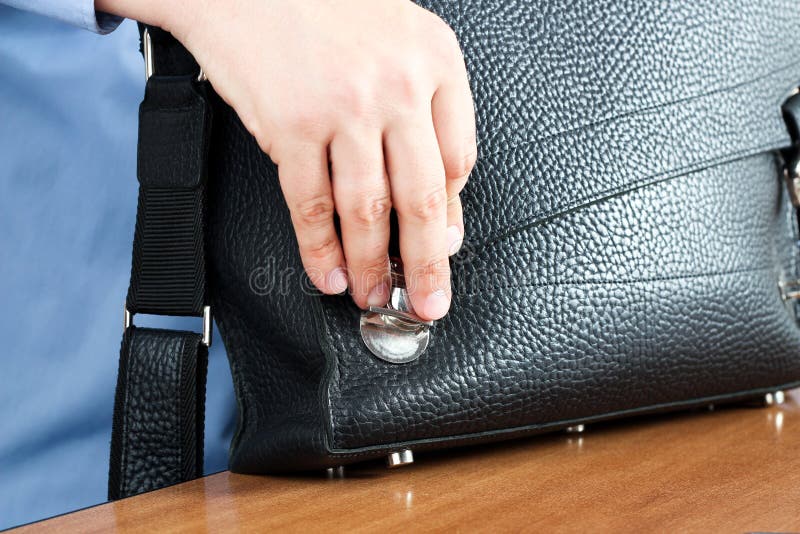 Banker Is Opening Safe Door Stock Photo - Image of finance, financial ...