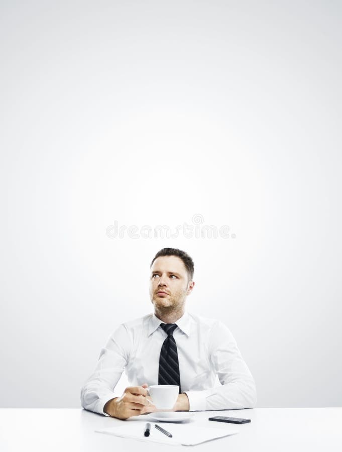 Businessman sitting stock photo. Image of creativity - 60662948