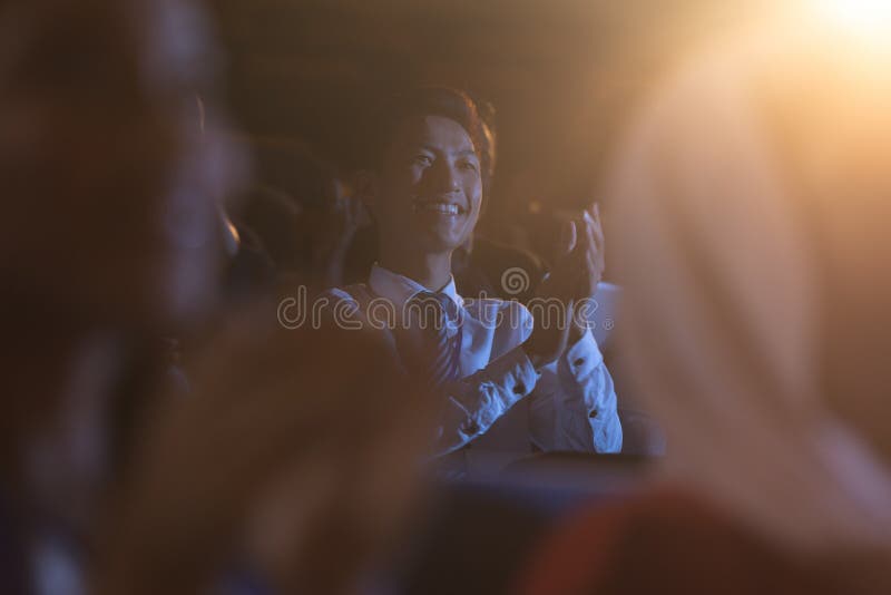 Happy Clapping Hands Theater Stock Photos - Free & Royalty-Free Stock ...