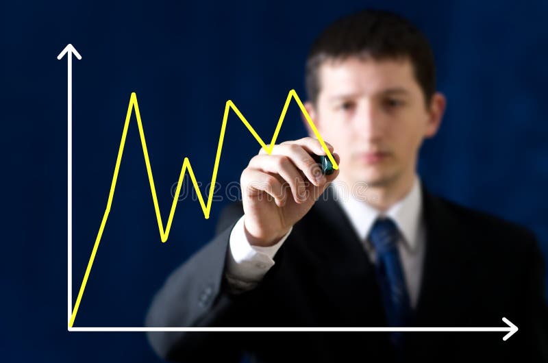 Businessman Sketching Diagram Stock Image - Image of drop, graph: 23693303 Businessman Sketching Diagram Stock Image - Image of drop, graph: 23693303